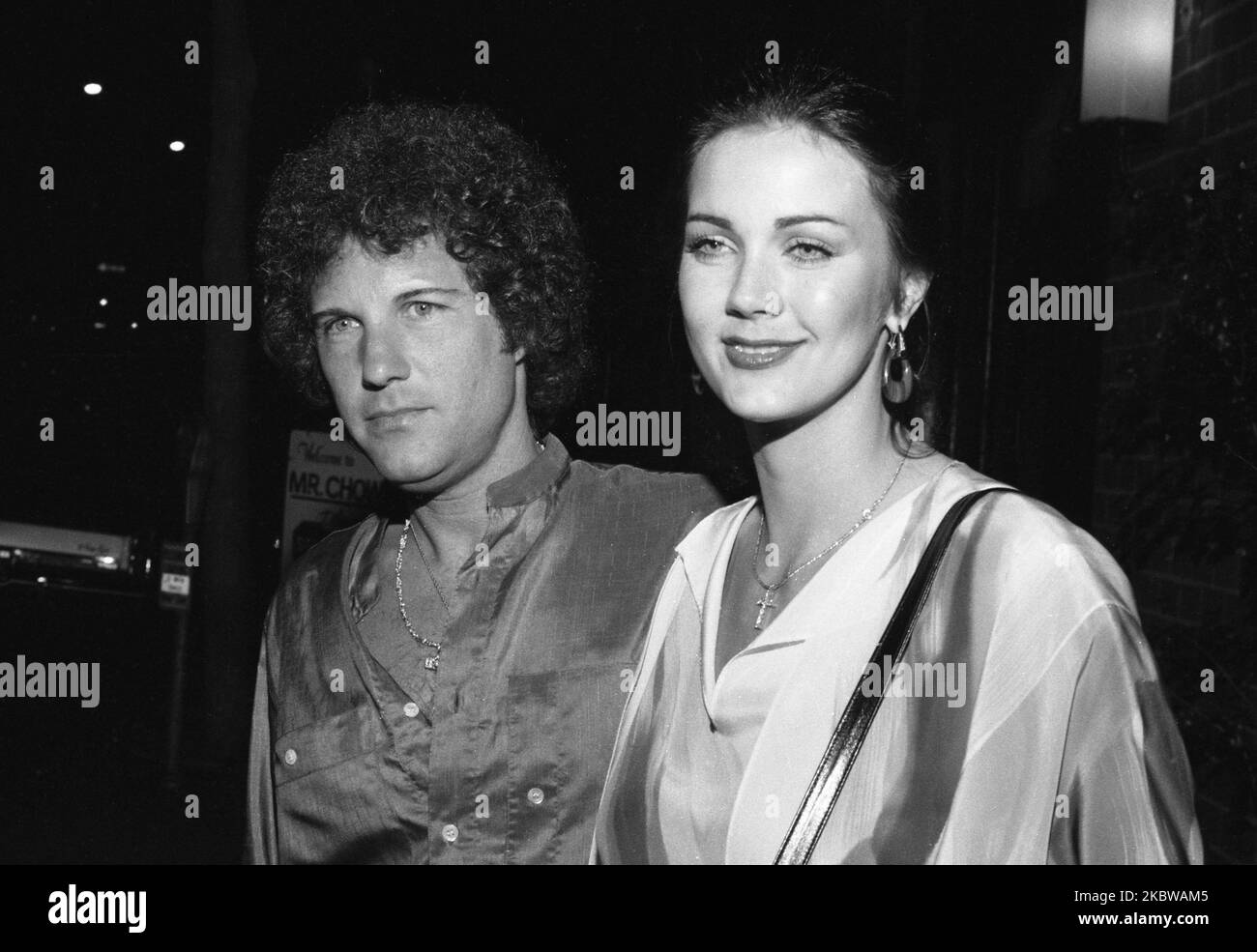 Lynda Carter and Ron Samuels seen exiting Mr. Chow's Restaurant on ...
