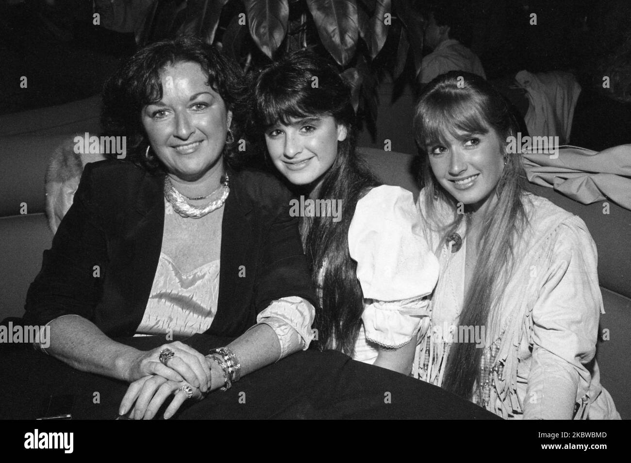 Kim Richards with mother Kathleen Richards and sister Kylie Richards at ...