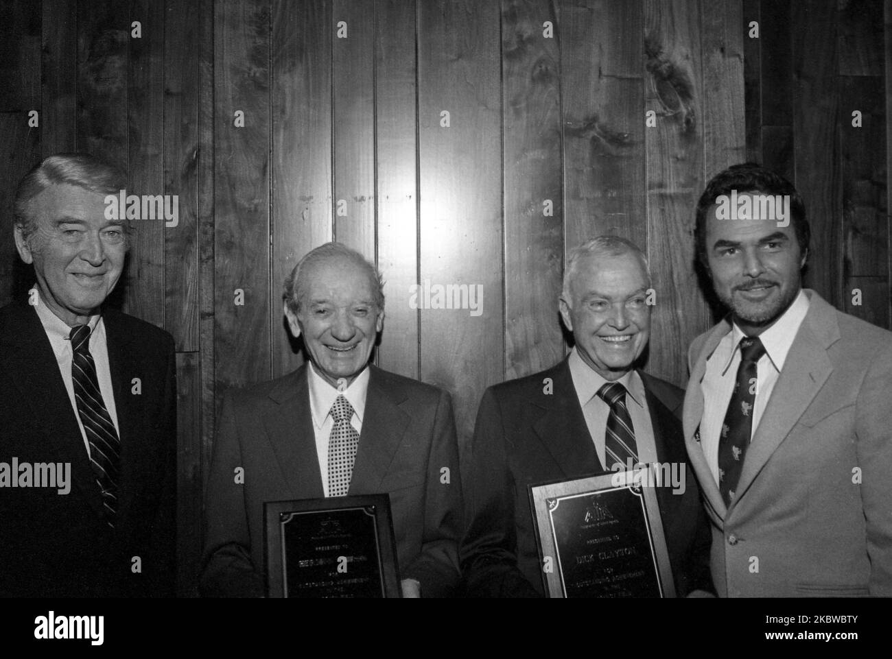 James Stewart, Dick Clayton and Burt Reynolds 1983. Credit: Ralph ...