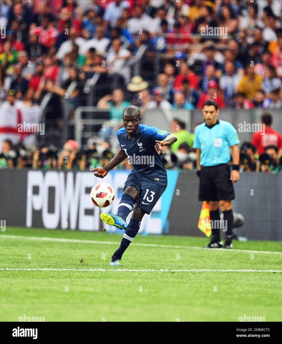 N'Golo Kanté during the FIFA World Cup match France versus Croatia at ...