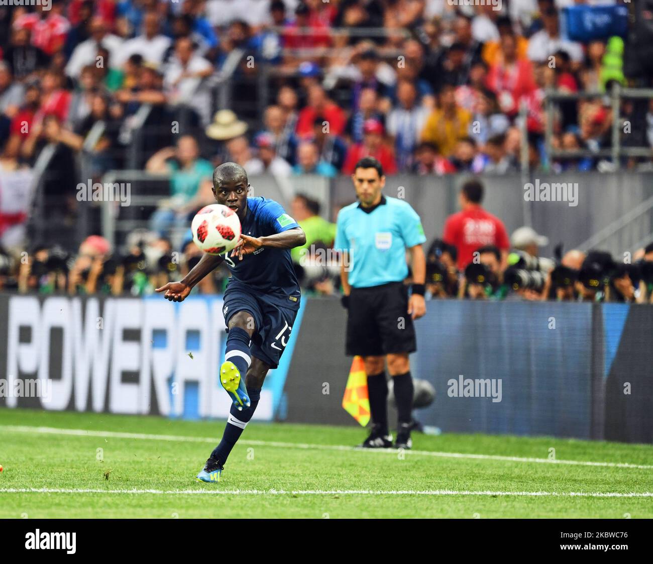 N'Golo Kanté during the FIFA World Cup match France versus Croatia at ...