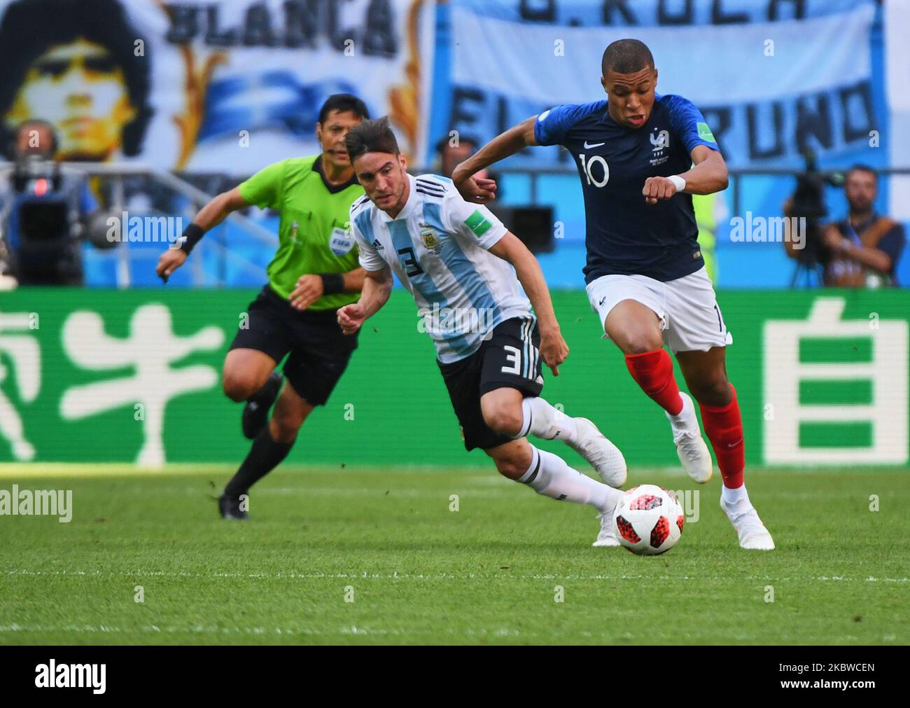 Kylian Mbappé Lottin during the FIFA World Cup match France versus ...