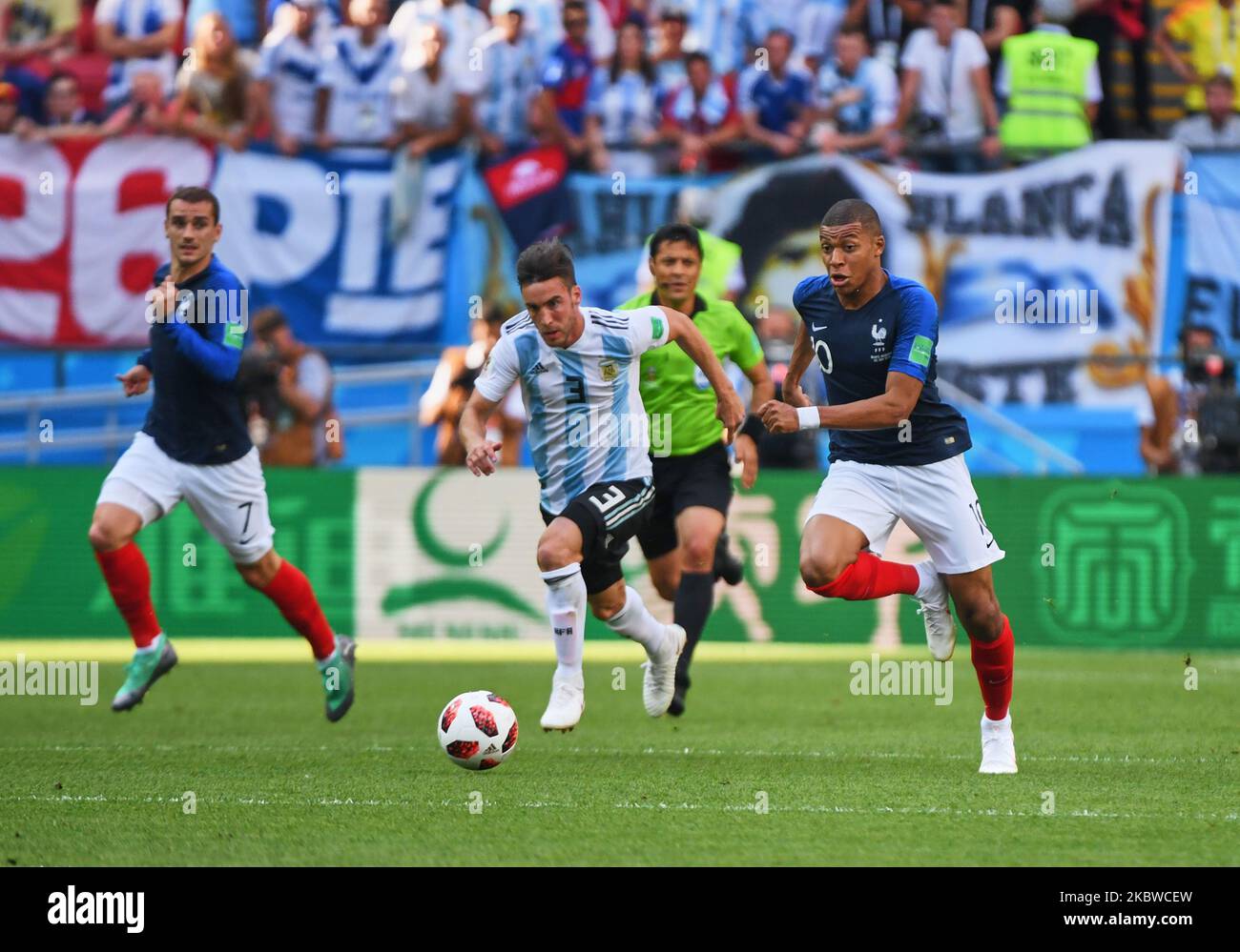 Kylian Mbappé Lottin during the FIFA World Cup match France versus ...