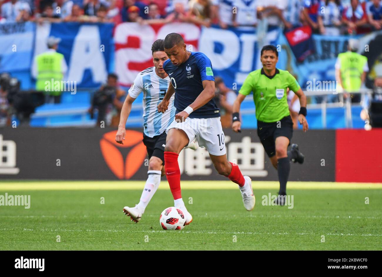 Kylian Mbappé Lottin during the FIFA World Cup match France versus ...