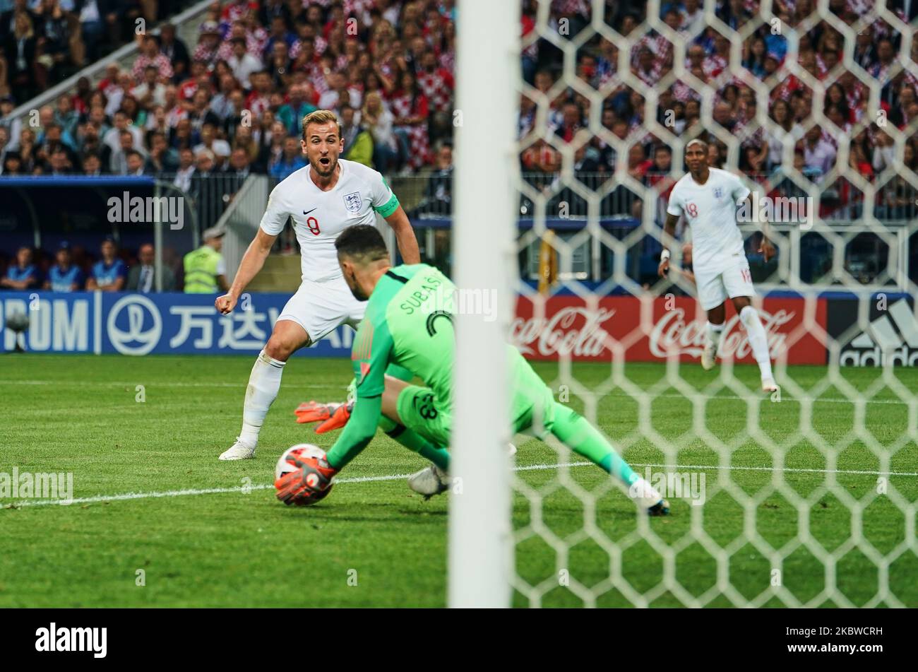 Harry Kane during the FIFA World Cup match England versus Croatia at ...
