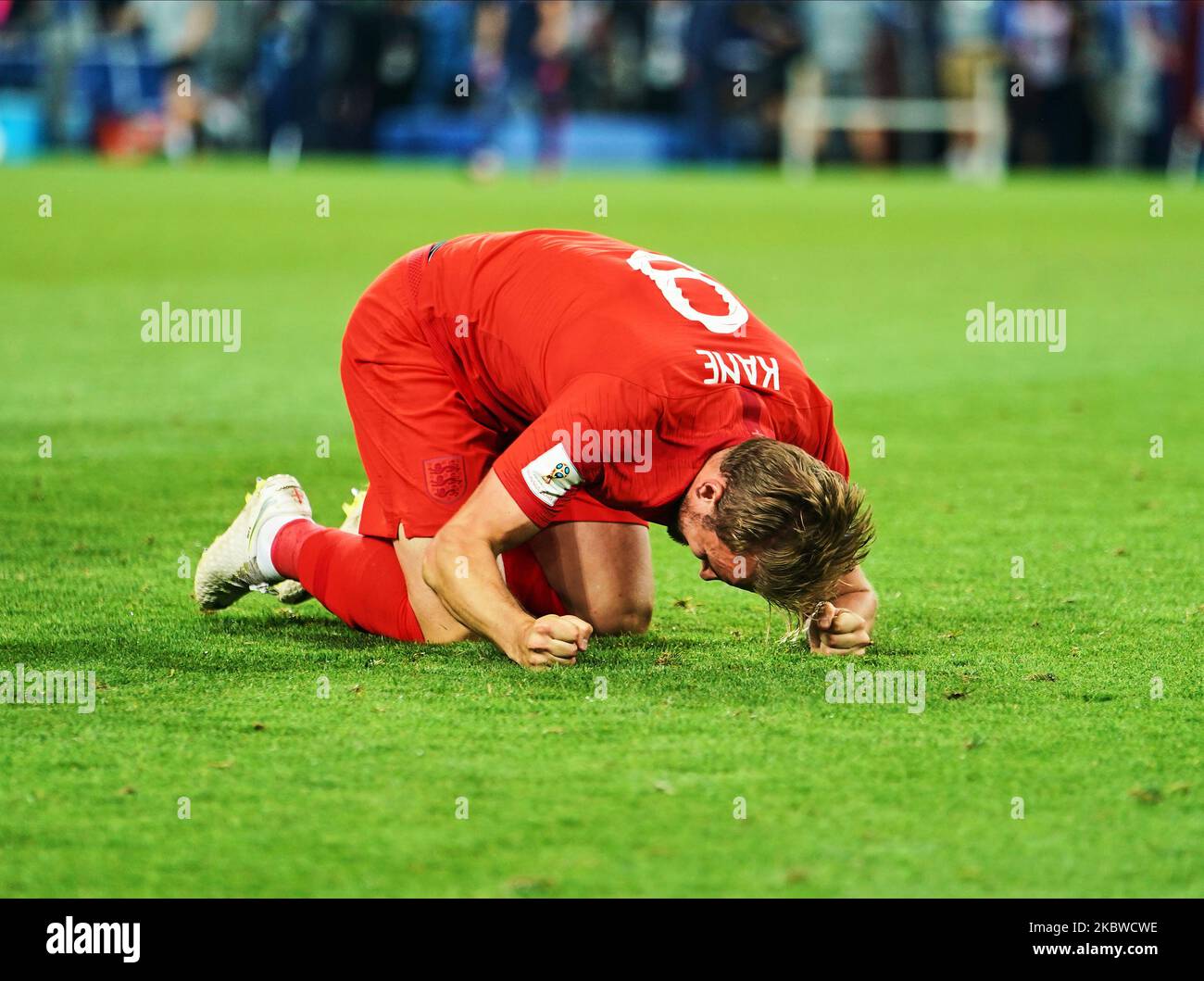 Harry Kane after the FIFA World Cup match England versus Colombia at ...