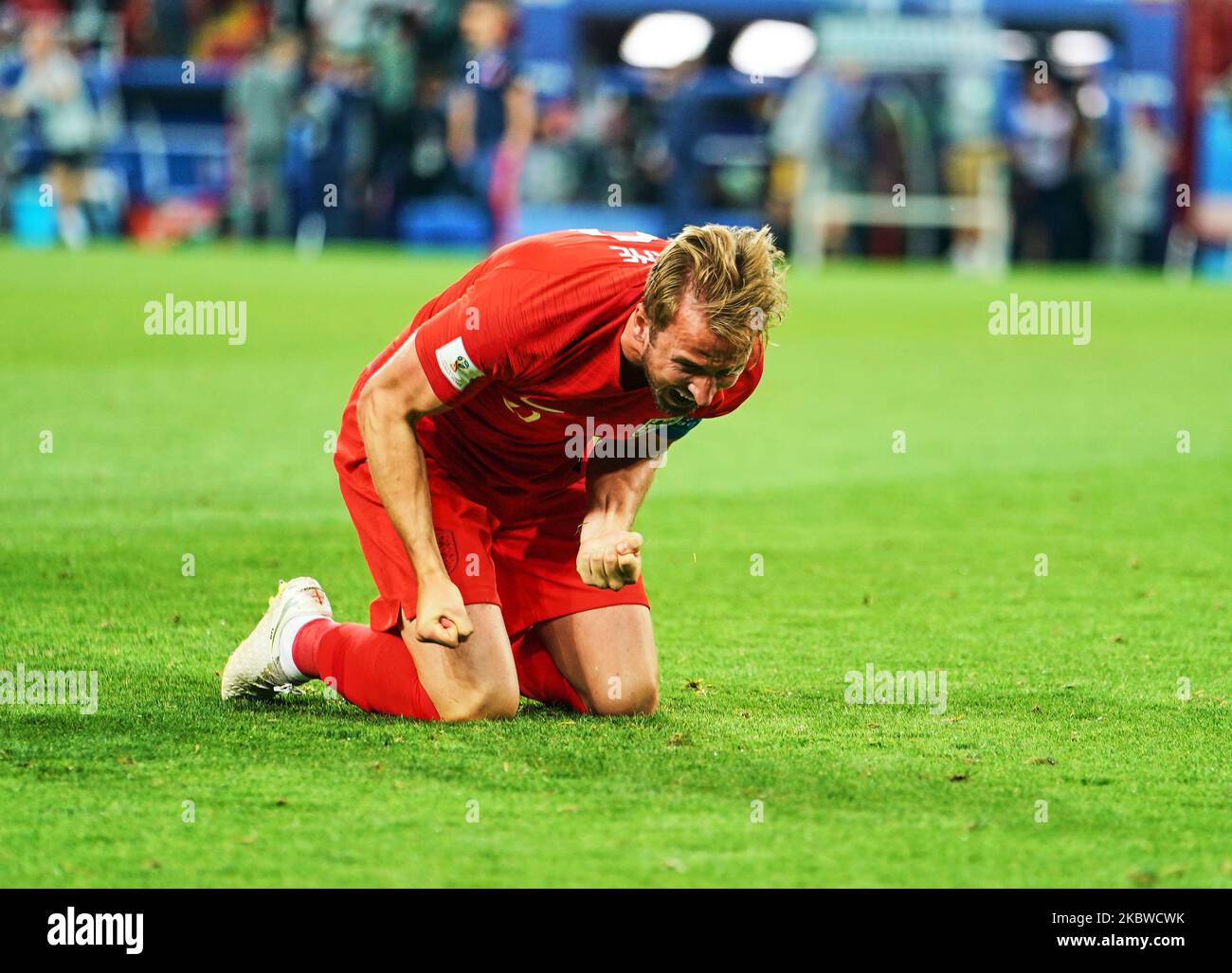 Harry Kane after the FIFA World Cup match England versus Colombia at ...