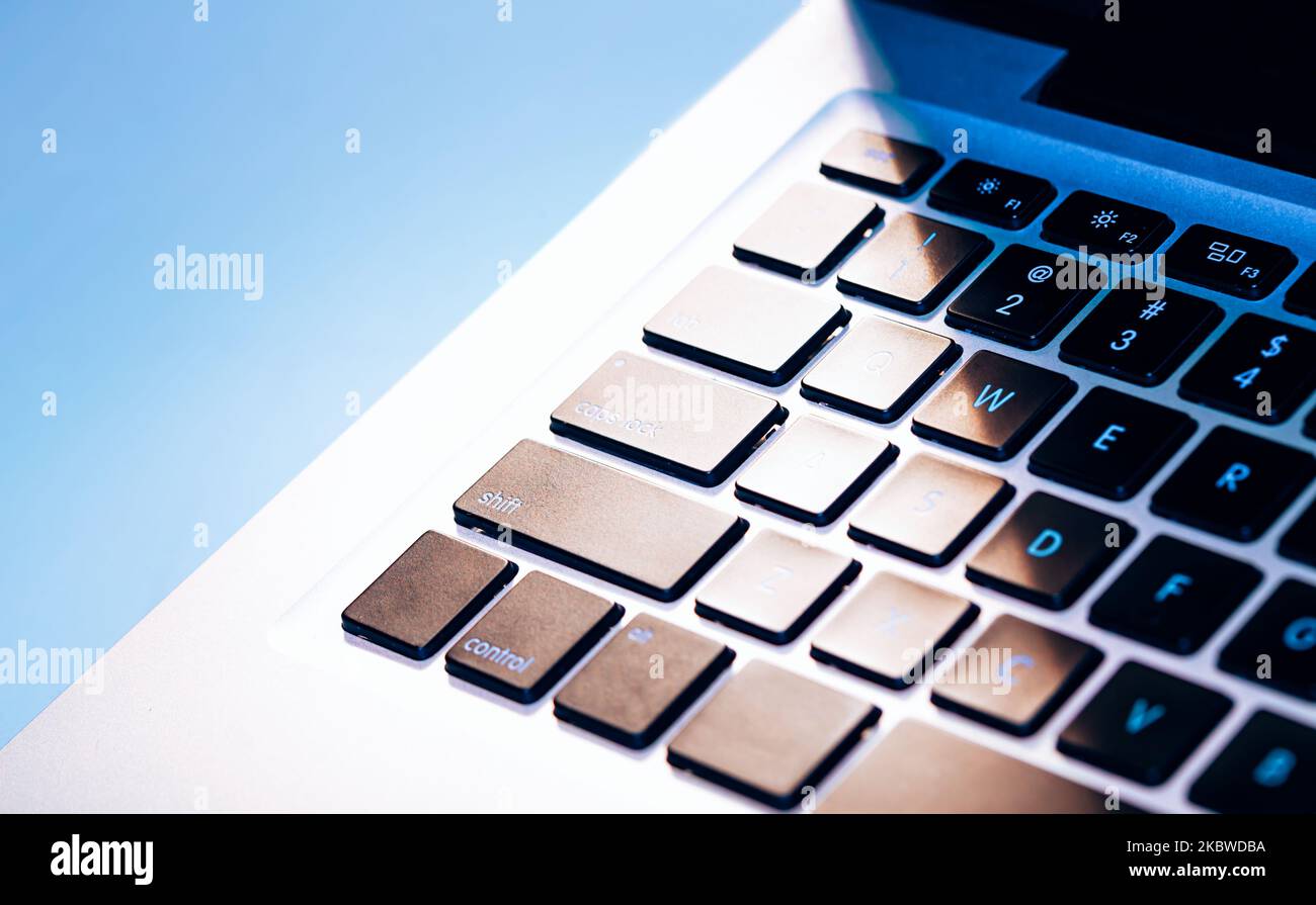 Laptop Keypad Background Stock Photo - Alamy