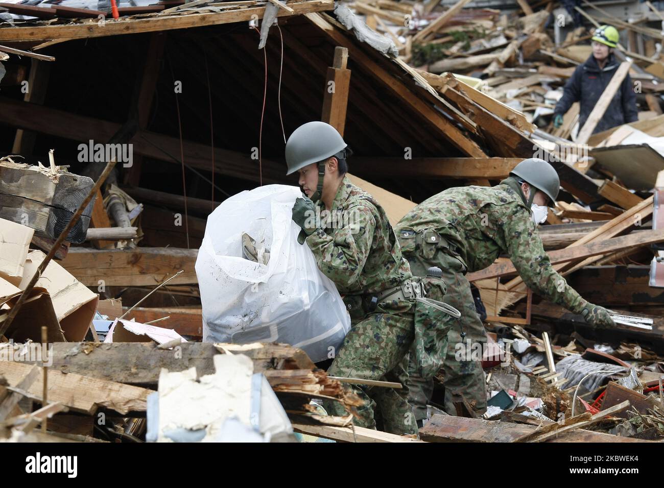 Tsunami japan 2011 ofunato hi-res stock photography and images - Alamy