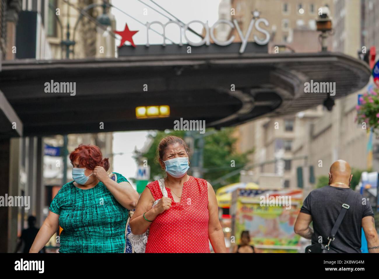 A view of Macy’s Herald Square as New York City enters Phase 4 of re ...