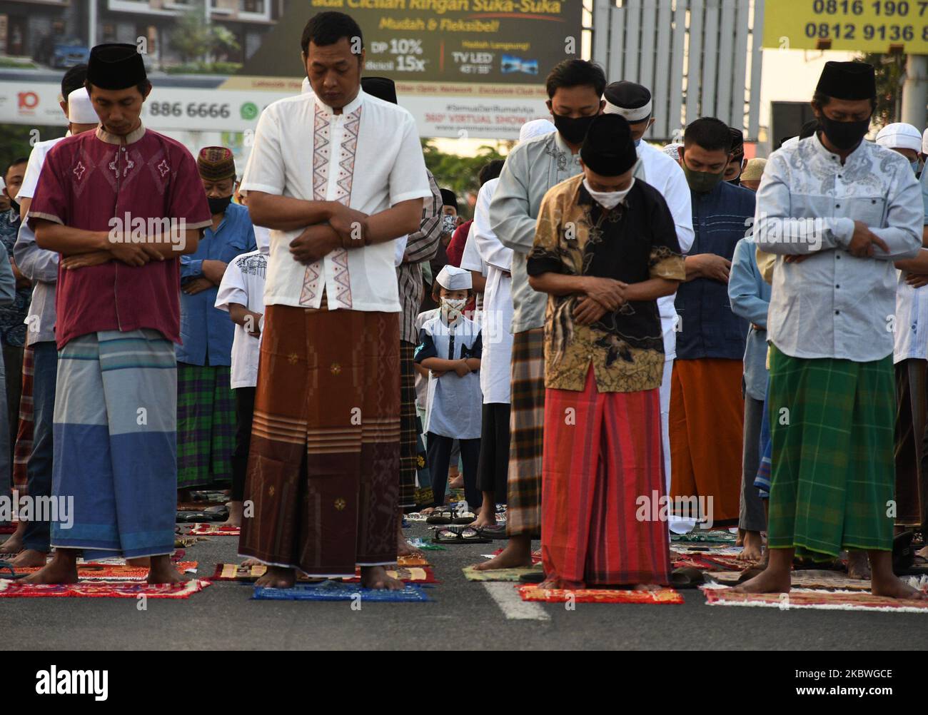 Muslims perform the Eid al-Adha 1441 Hijri prayer during the Pandemic ...