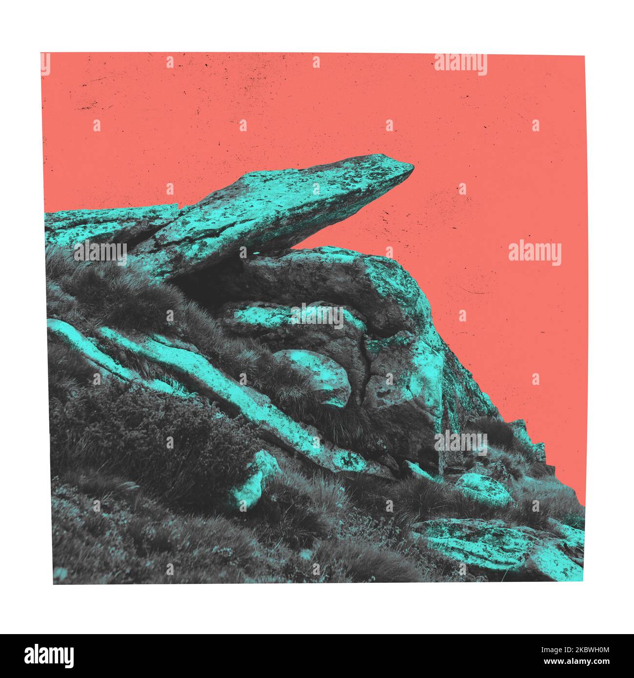 Contemporary art collage. Creative design in retro style. Image of ...