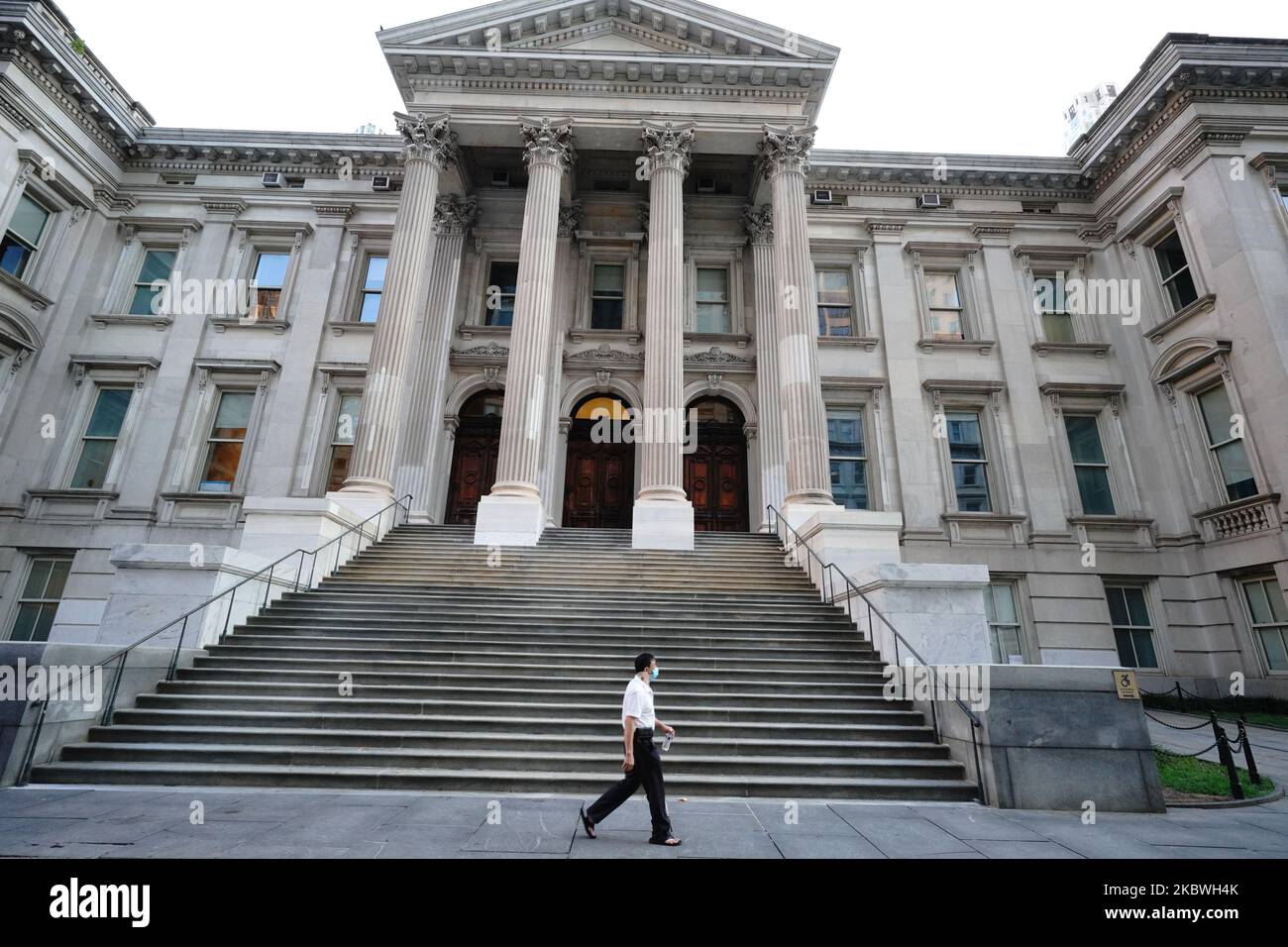 A view of Tweed Courthouse housing the NYC Department of Education as ...