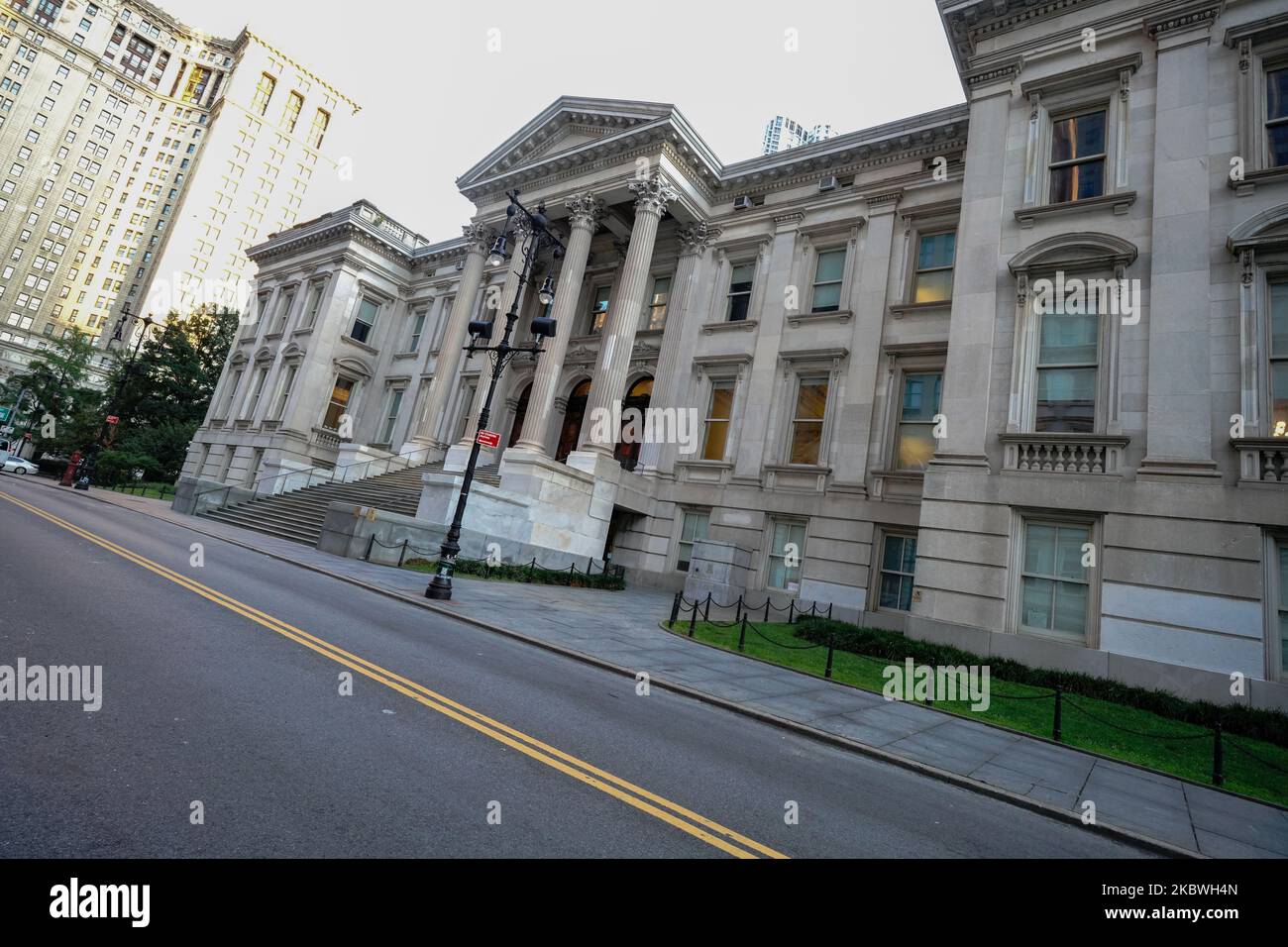 A view of Tweed Courthouse housing the NYC Department of Education as ...