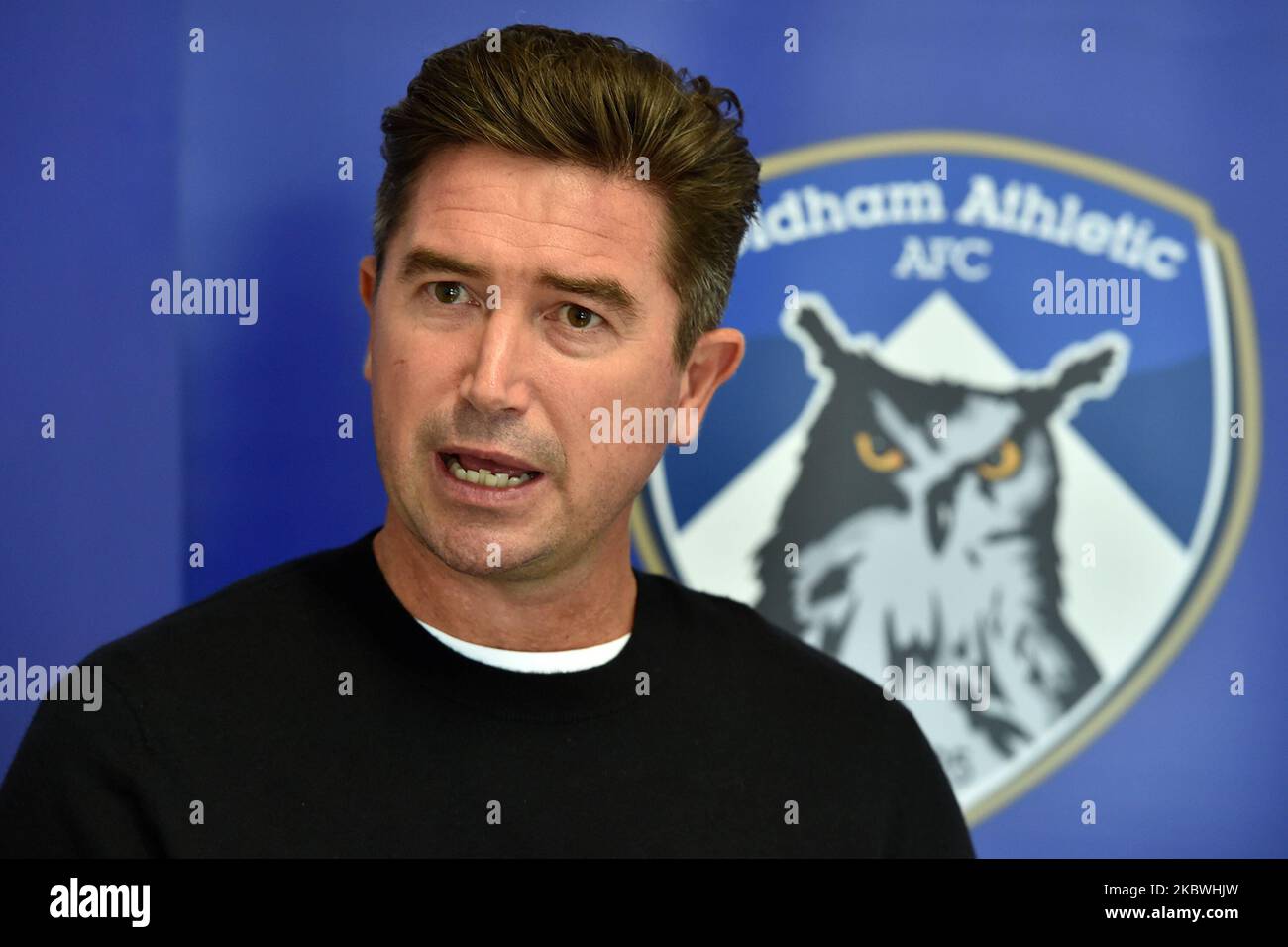 Former Leeds United and Liverpool star Harry Kewell arrives at Boundary ...