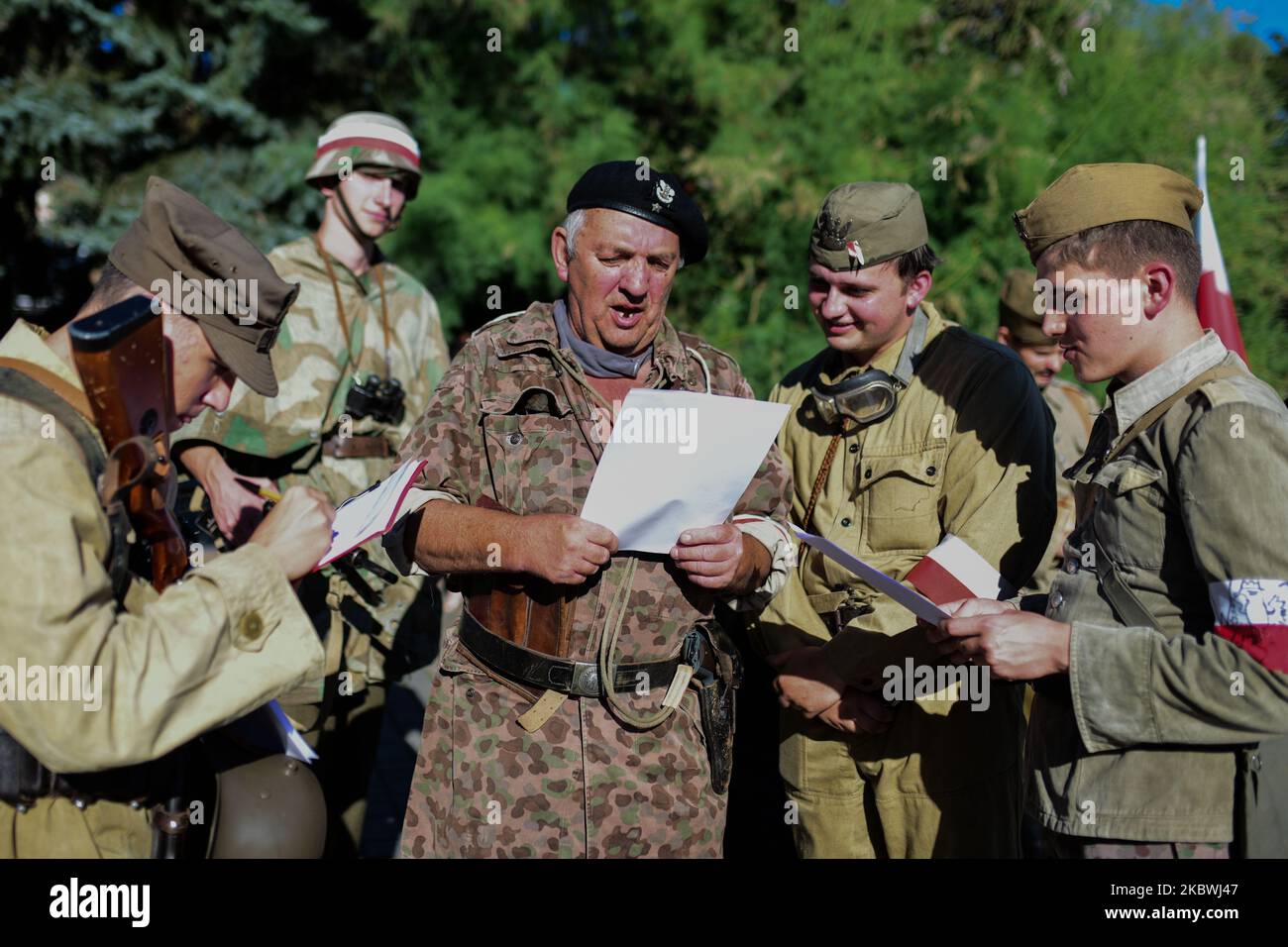 Polish resistance movement flag hi-res stock photography and images - Alamy