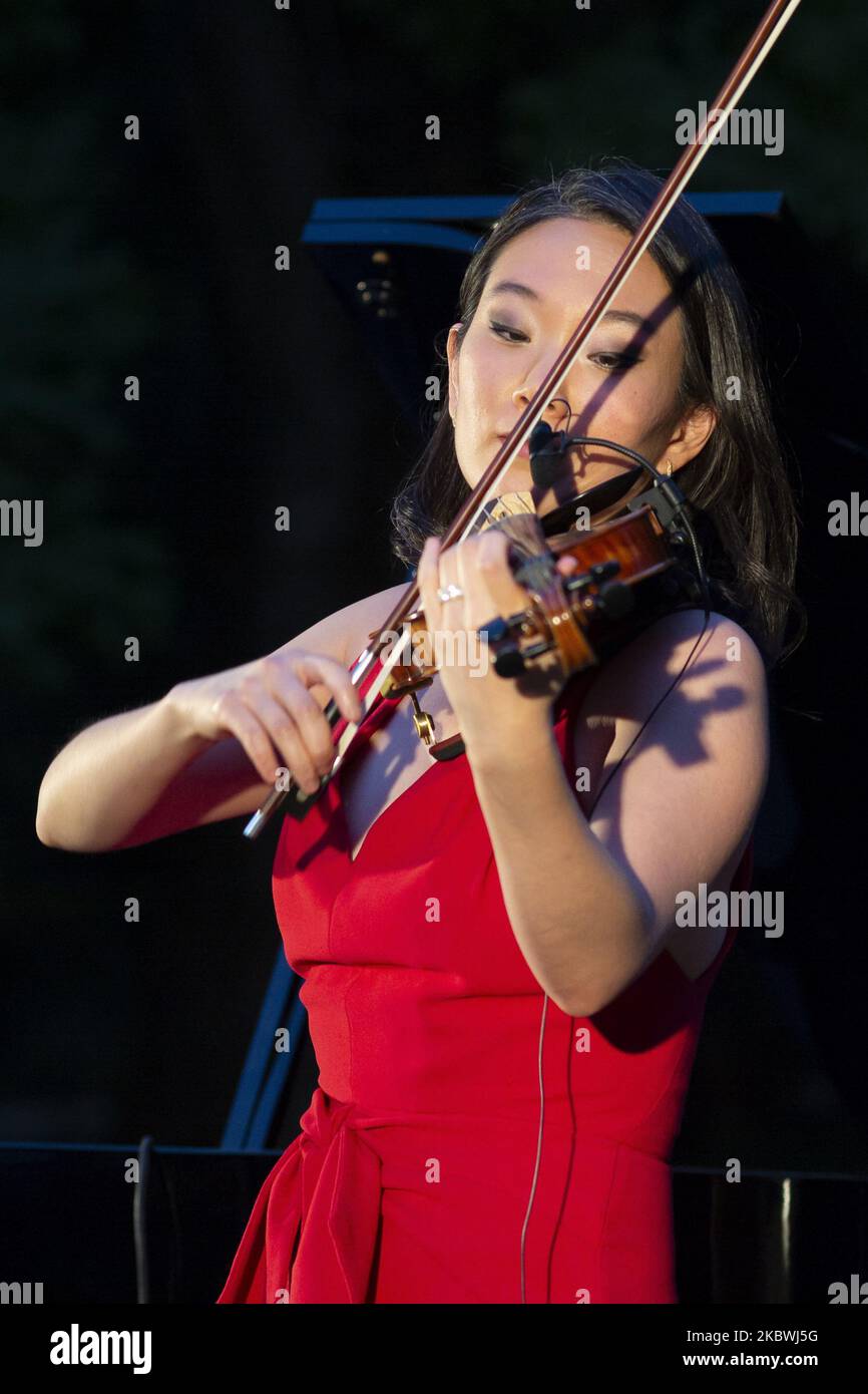 Jazz musician Maureen Choi Quartet during their performance at the ...