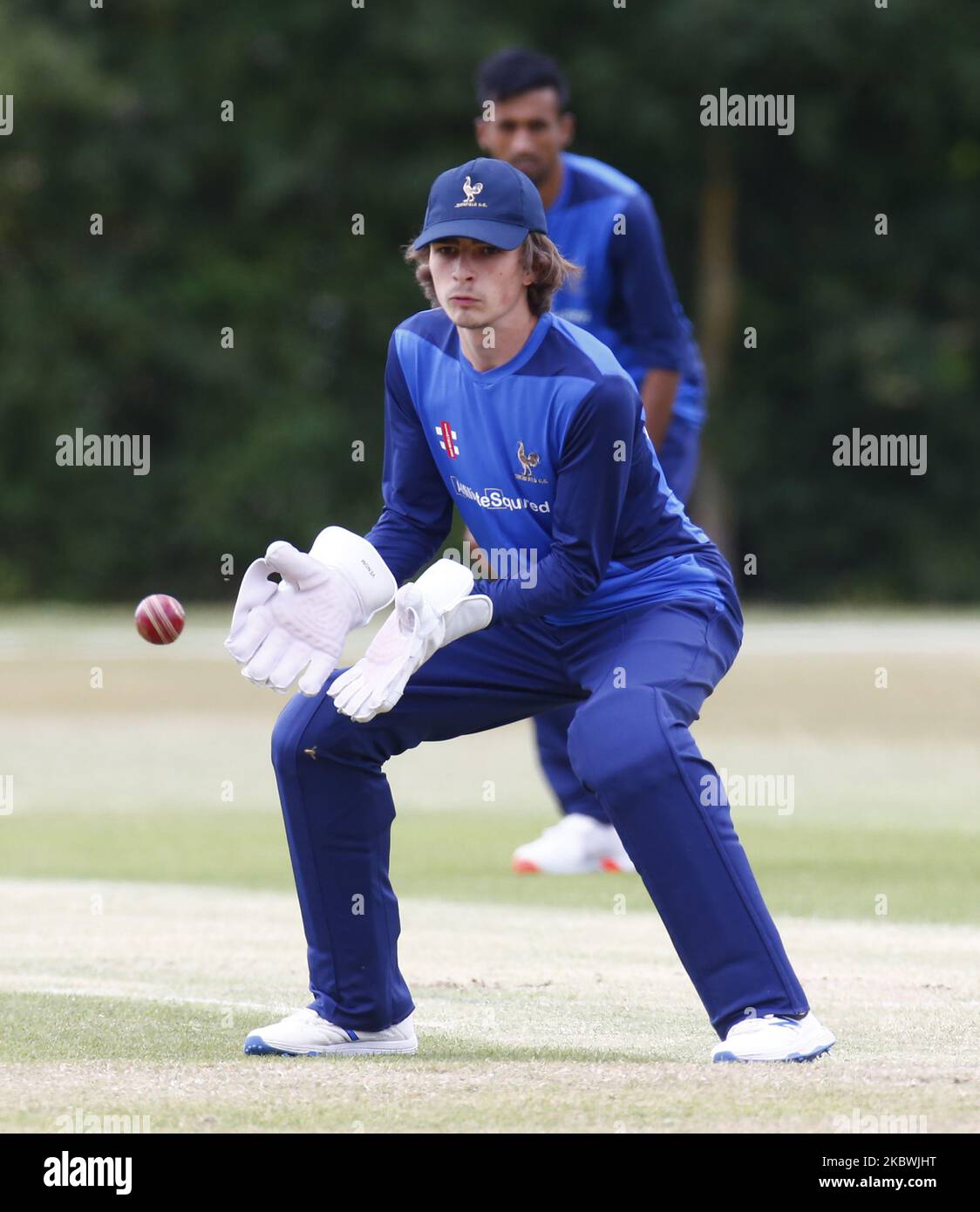 Max Bear of Sheffield CC during Shepherd Neame Essex Cricket League ...