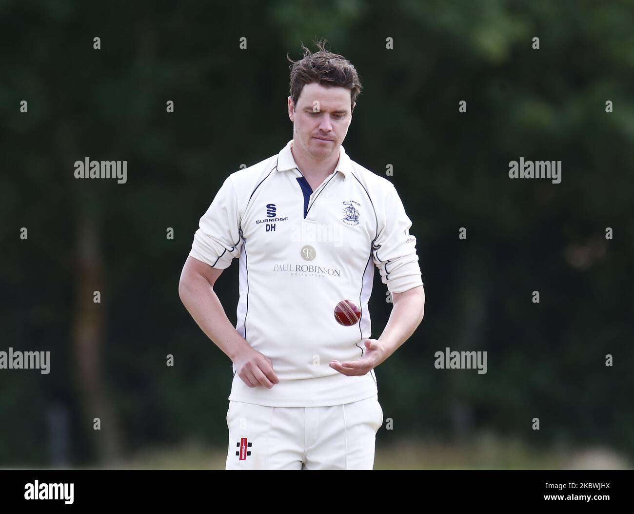 David Houghton of Billericay CC during Shepherd Neame Essex Cricket ...
