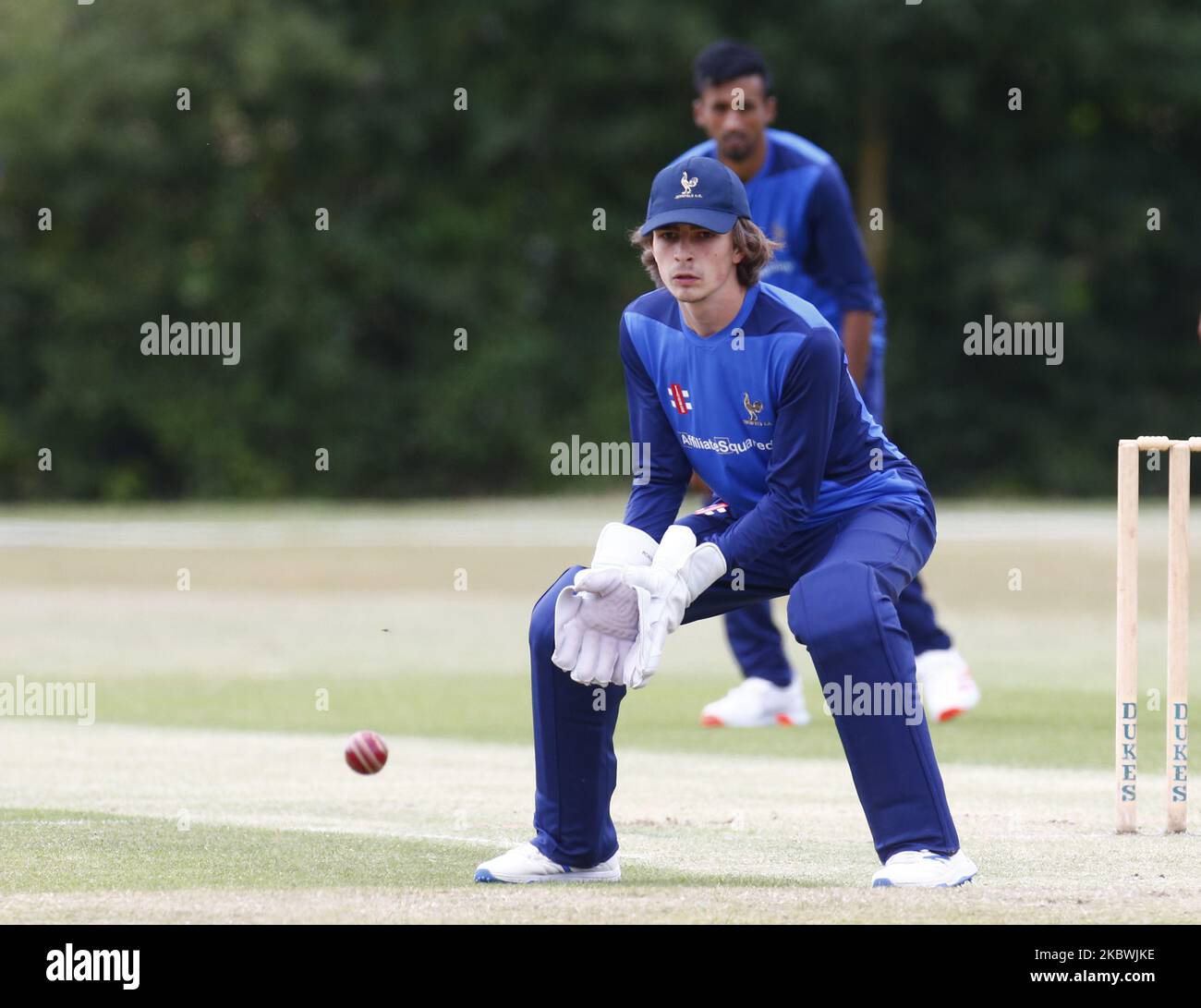 Max Bear of Sheffield CC during Shepherd Neame Essex Cricket League ...