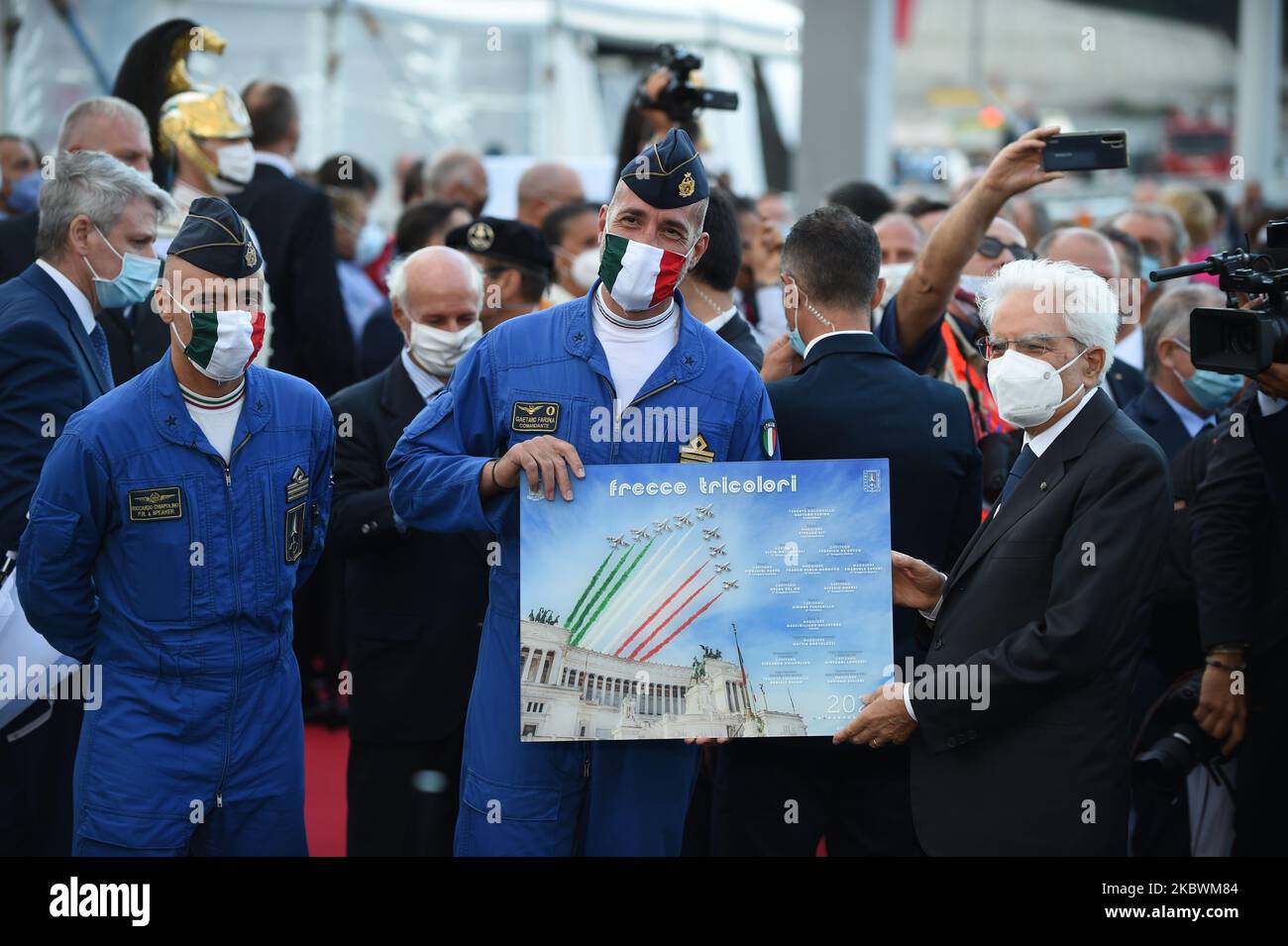 The president of the Italian republic Sergio Mattarella officially ...