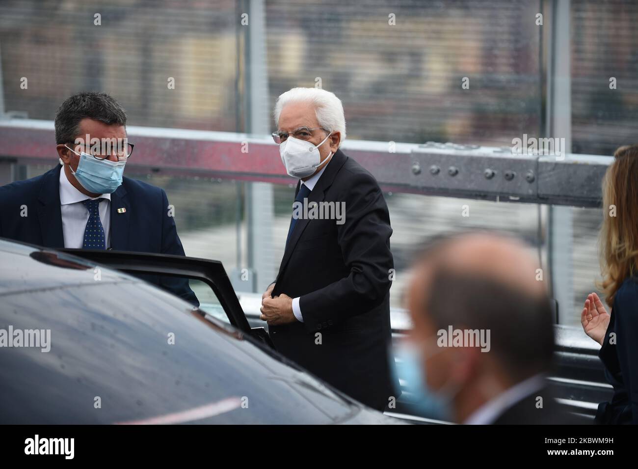 The president of the Italian republic Sergio Mattarella officially ...