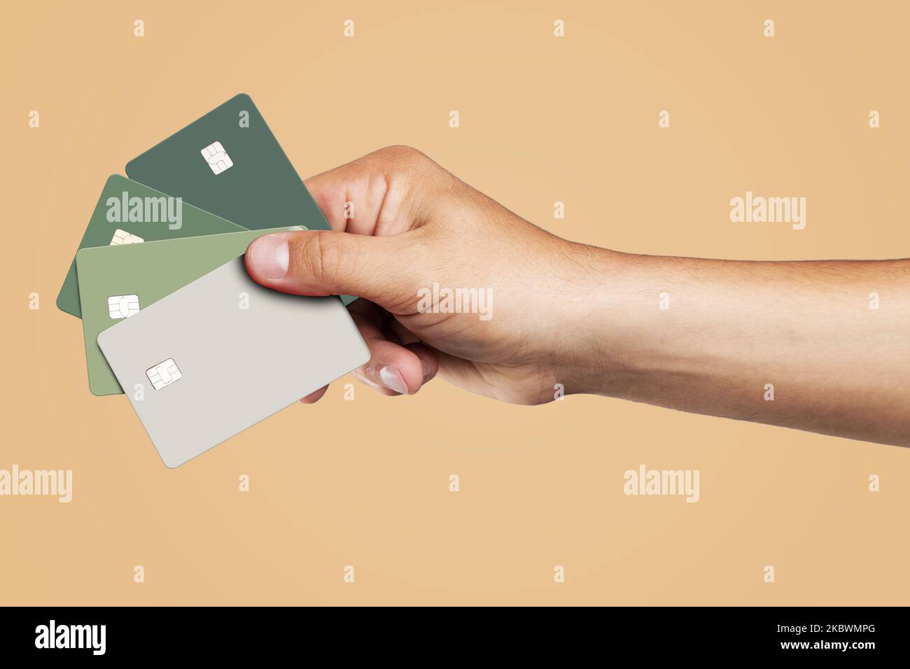 Hand holding credit cards hi-res stock photography and images - Alamy