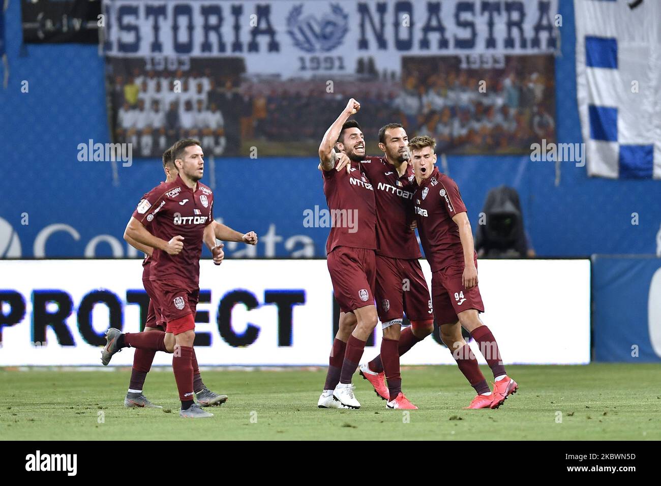 Paulo vinicius of cfr cluj scores hi-res stock photography and images ...