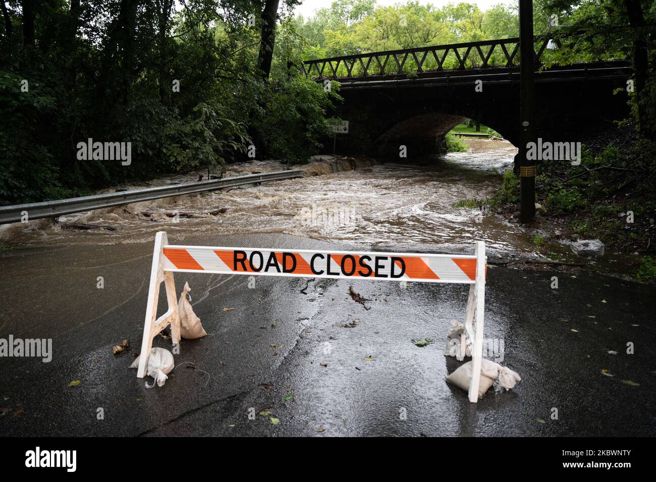 Significant flooding blocks roads hi-res stock photography and images ...