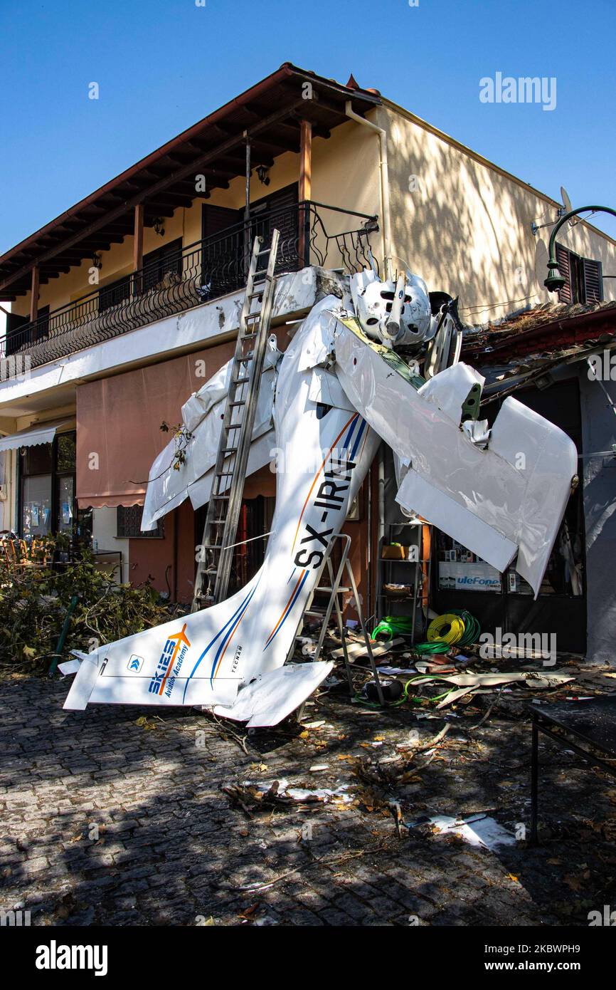 A small light aircraft of general aviation had an accident as it ...