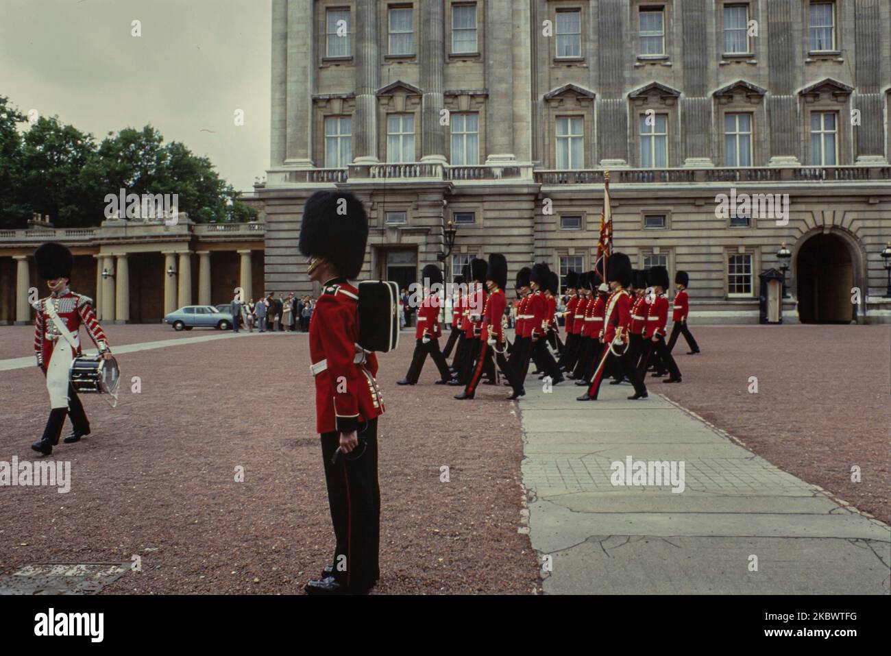 London, United Kingdom may 1979: Change of guard scene in London in 70s ...