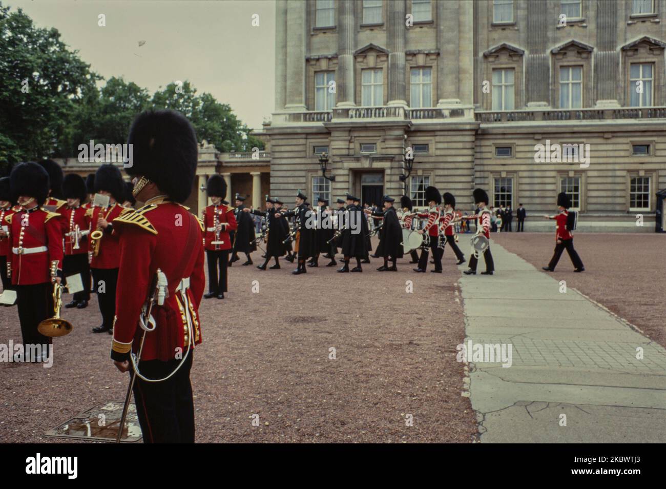 London, United Kingdom may 1979: Change of guard scene in London in 70s ...