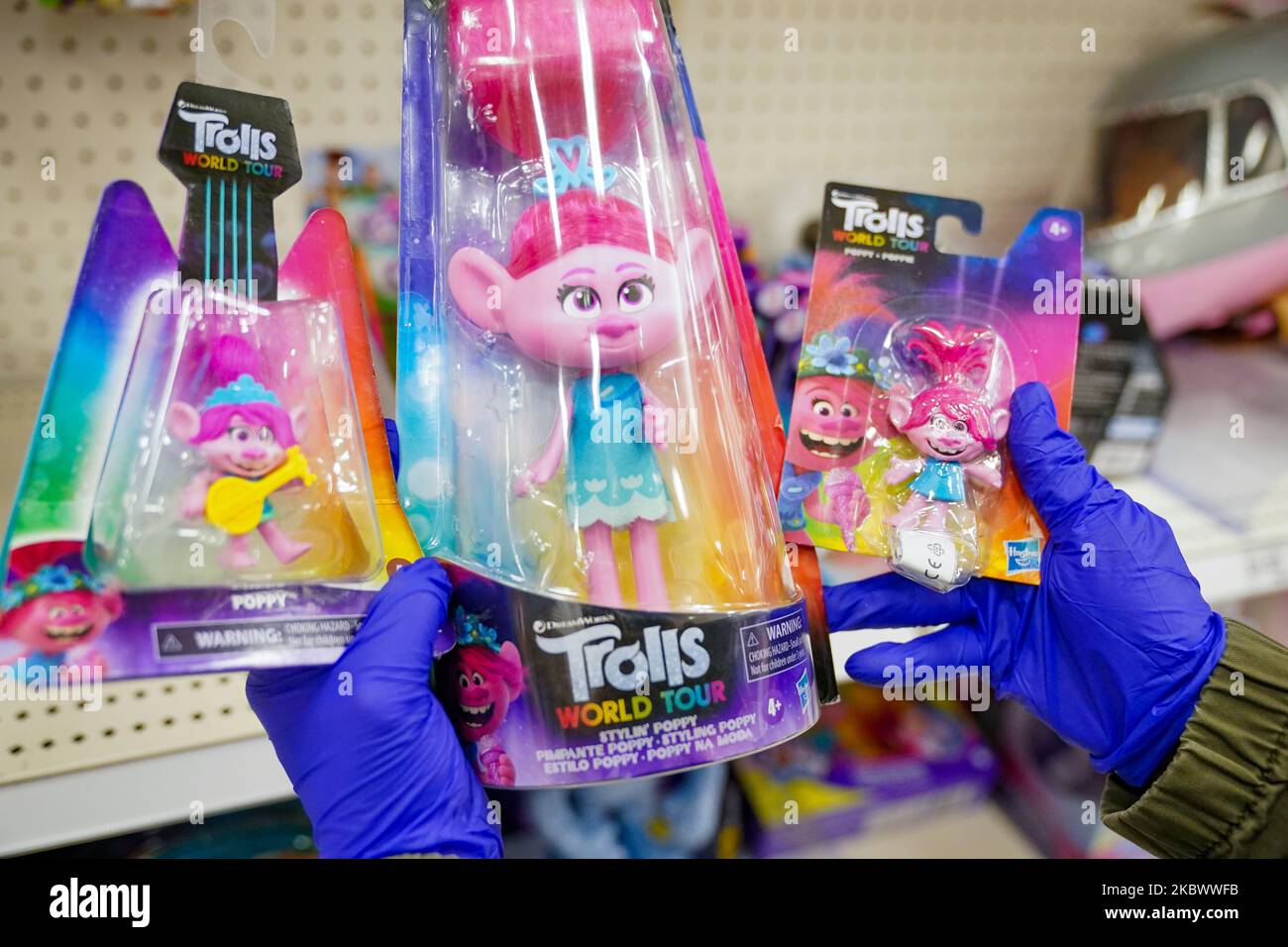 A view of toys “Trolls” inside a department store in Flushing, Queens ...