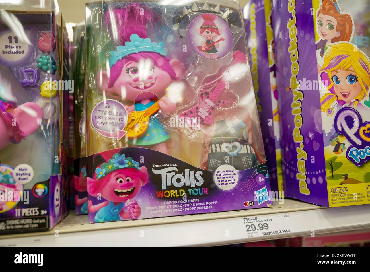 A view of toys “Trolls” inside a department store in Flushing, Queens ...