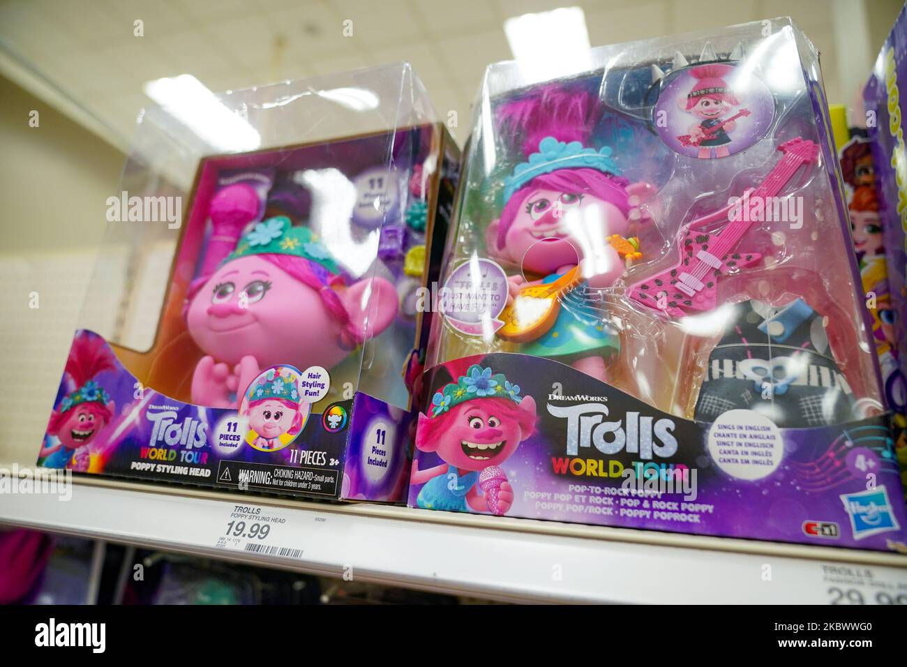A view of toys “Trolls” inside a department store in Flushing, Queens ...