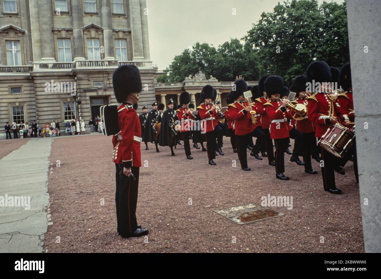 London, United Kingdom may 1979: Change of guard scene in London in 70s ...
