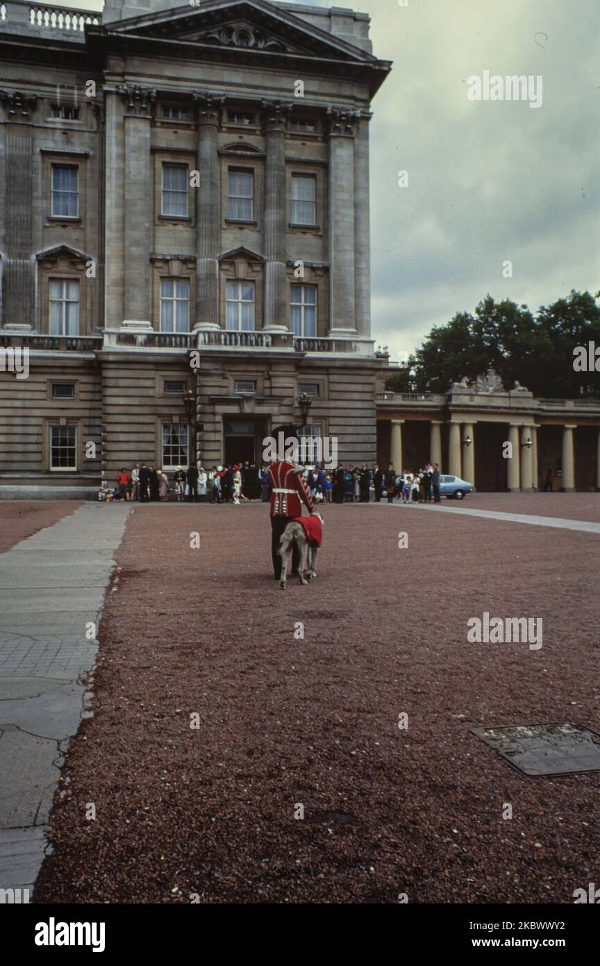 London, United Kingdom may 1979: Change of guard scene in London in 70s ...