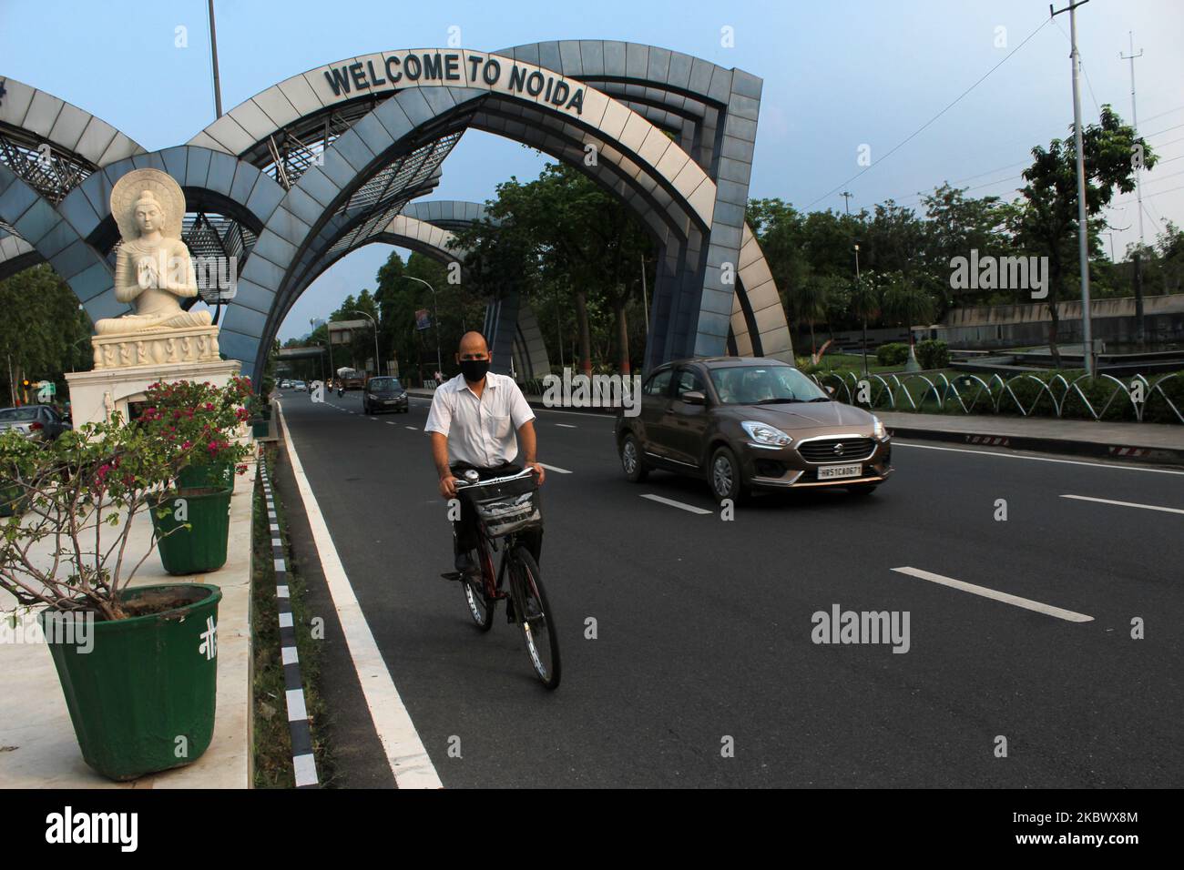 Noida entry gate hi-res stock photography and images - Alamy