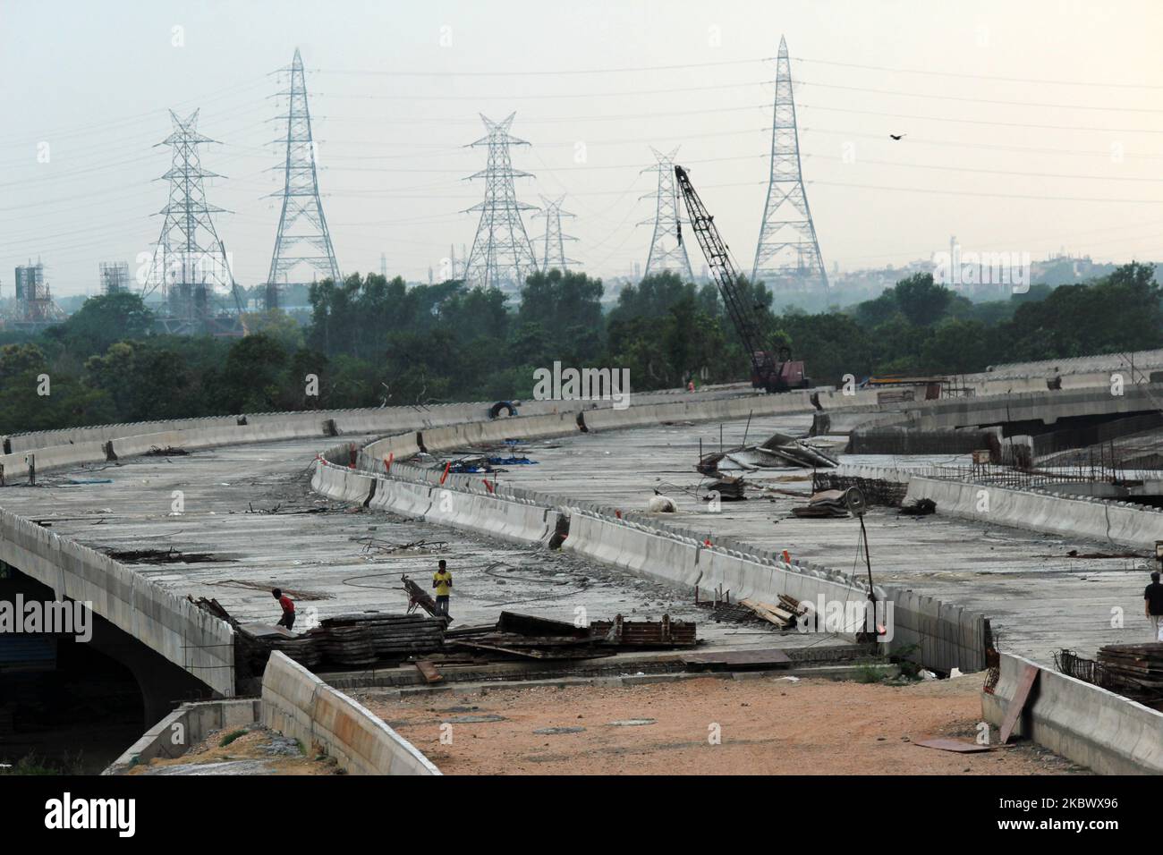 Noida link road stalled hi-res stock photography and images - Alamy