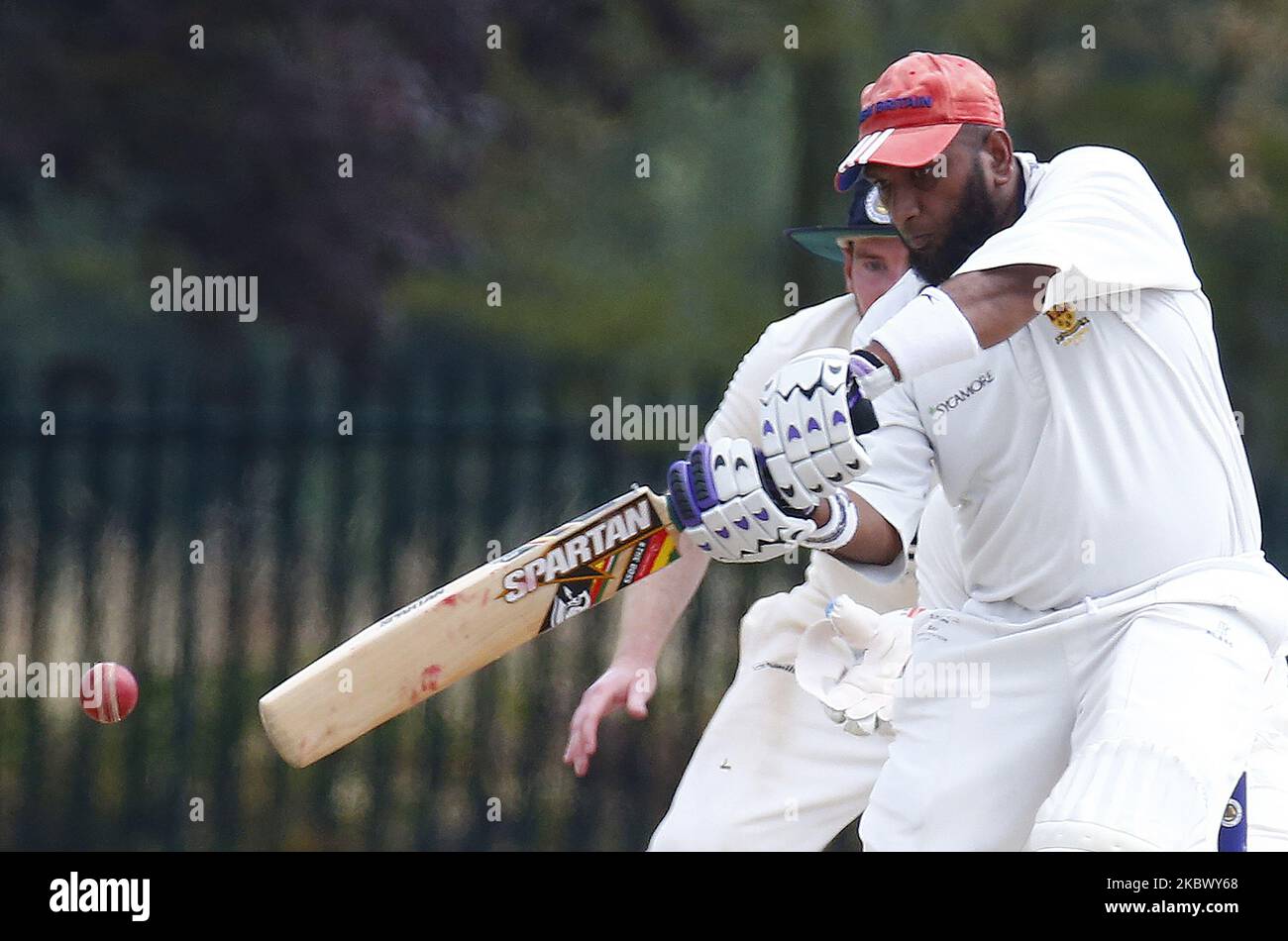 Rifan Faiz of Walthamstow CC during Shepherd Neame Essex Cricket League ...