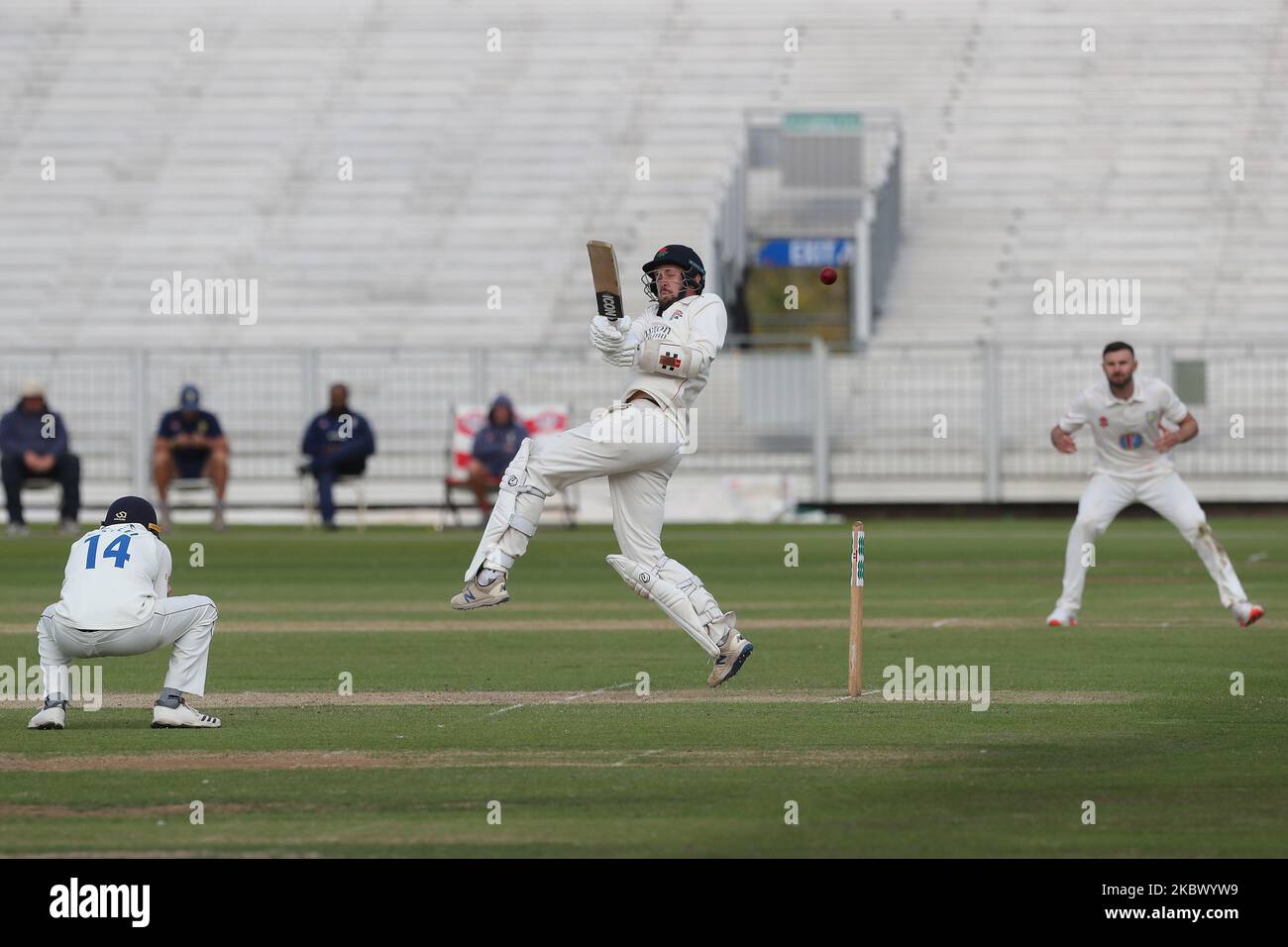 Tom Bailey of Lancashire batting during the The Bob Willis Trophy match ...