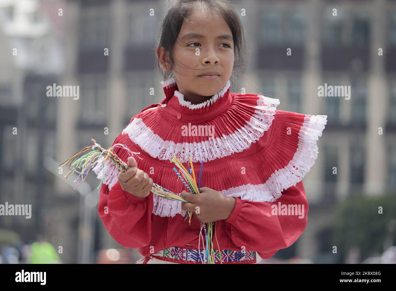 Various indigenous communities protest in a sit-in in the Zocalo of ...