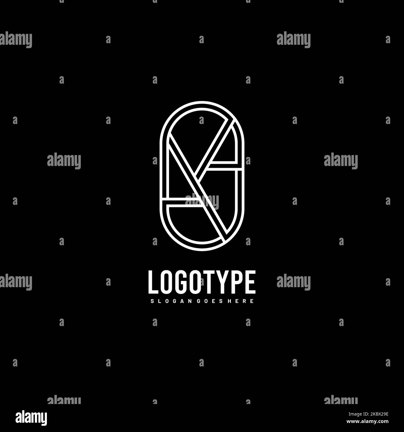 Modern initial AA logo letter simple and creative design concept Stock ...
