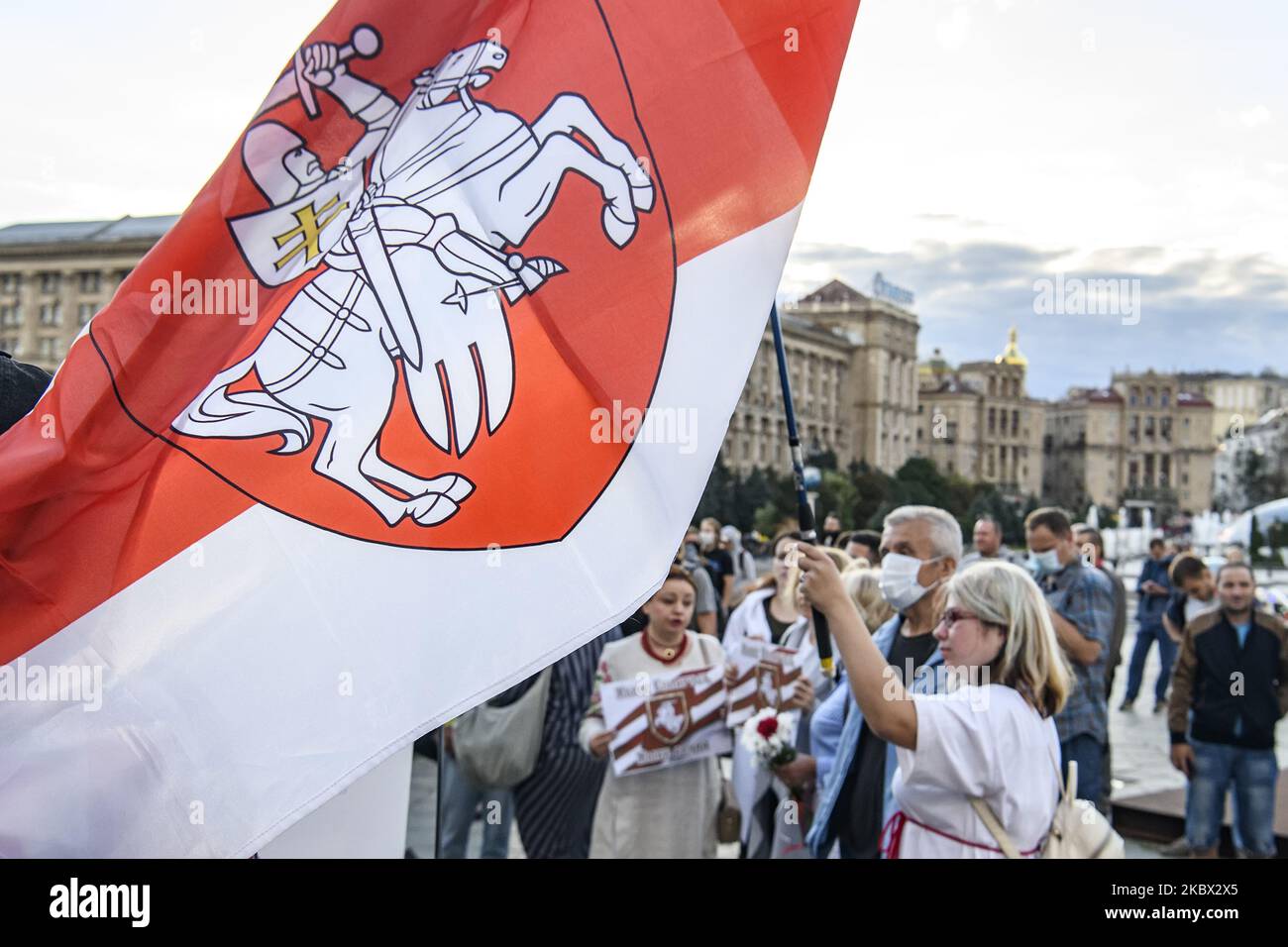Historical belarusian flags hi-res stock photography and images - Alamy