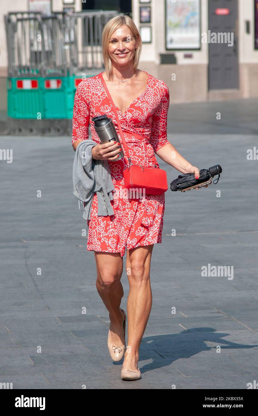 Jenni Falconer seen departing Global Radio Studios, London, UK, on 13 ...