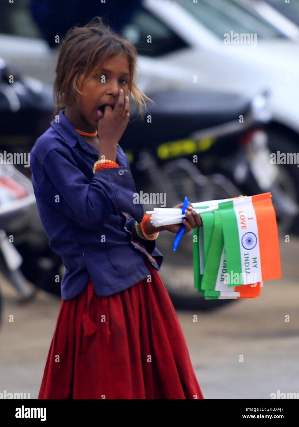 Female sells flags hi-res stock photography and images - Alamy