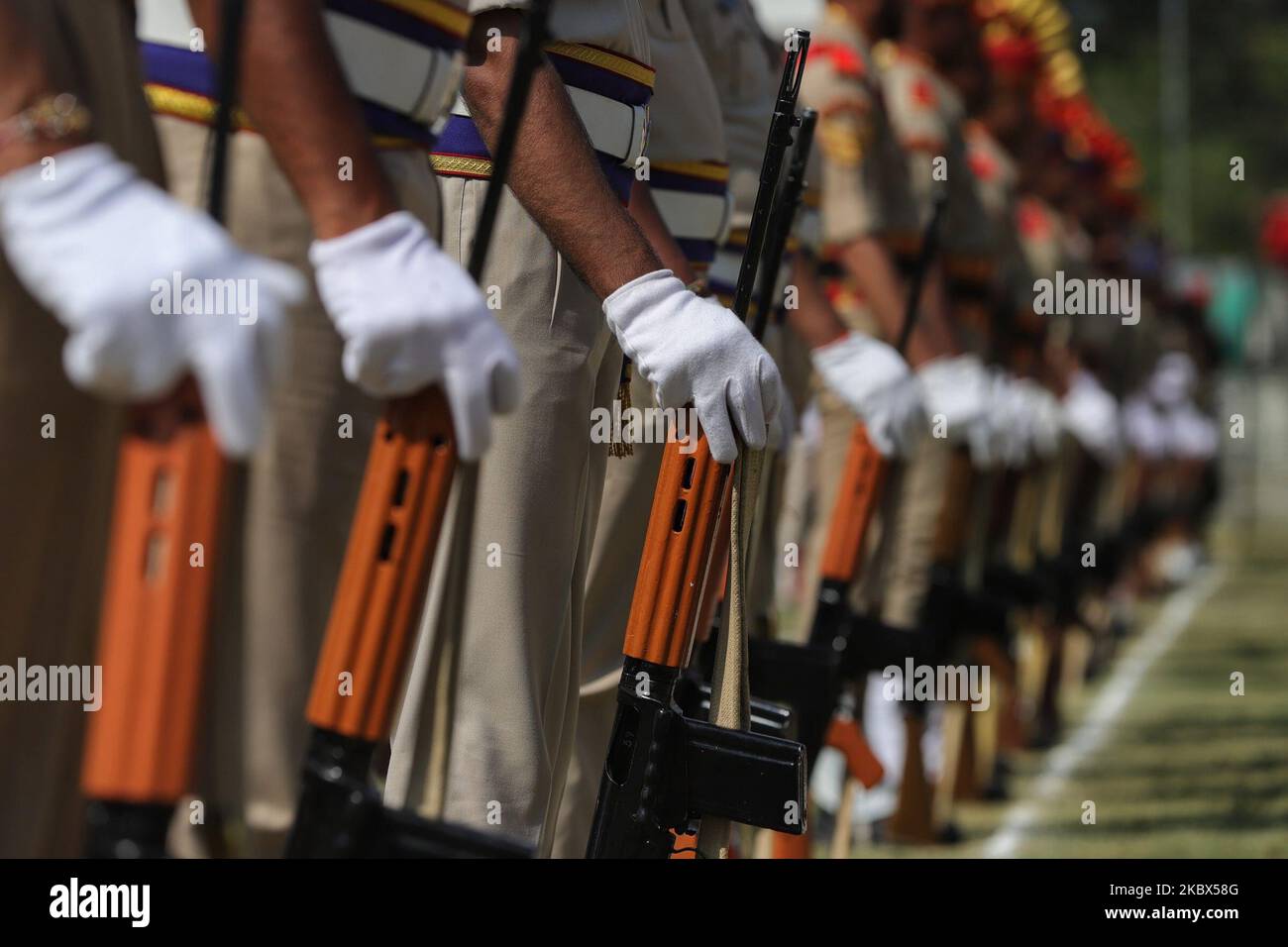 Kashmir police personnel hi-res stock photography and images - Alamy