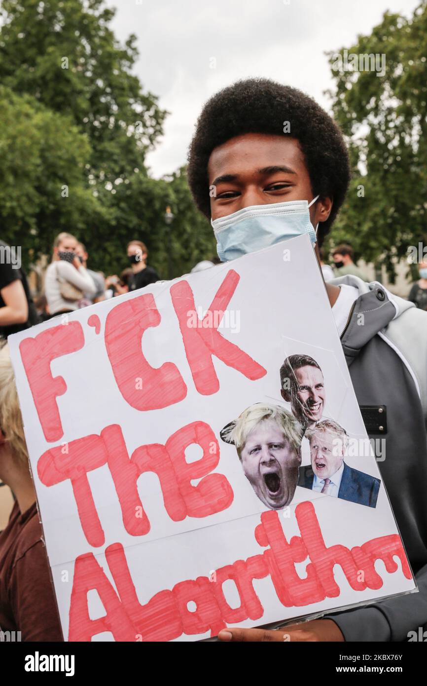 Youth protests at Parliament square against a new exam rating system ...