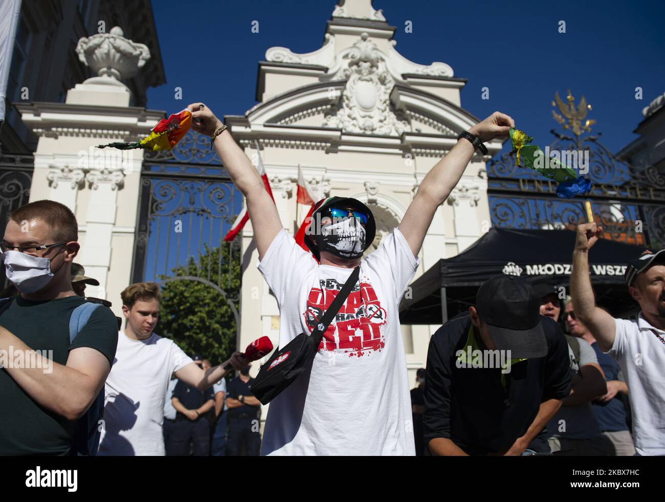 Burnt lgbt flag hi-res stock photography and images - Alamy