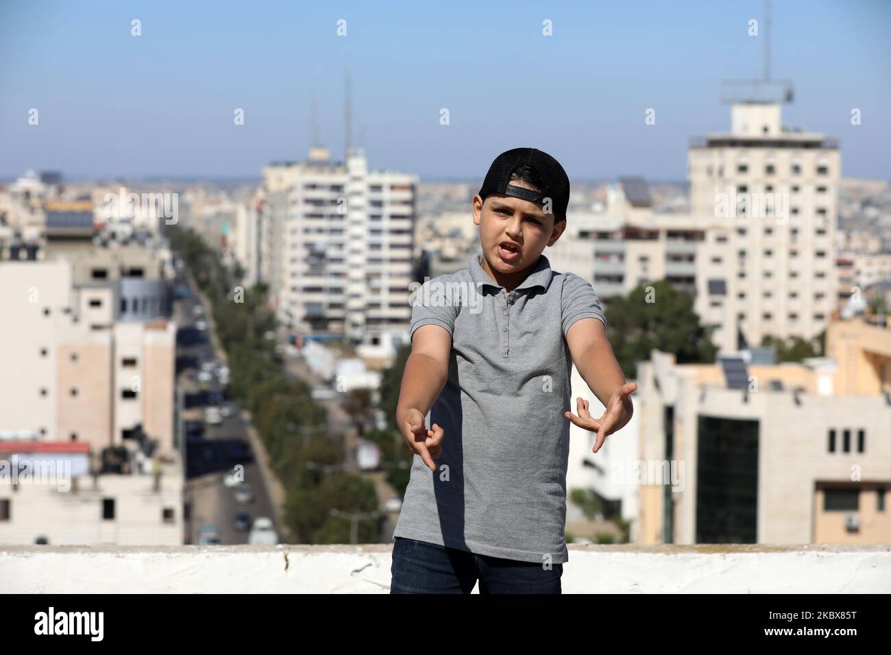 Palestinian rappers abdul rahman al shanti hi-res stock photography and ...